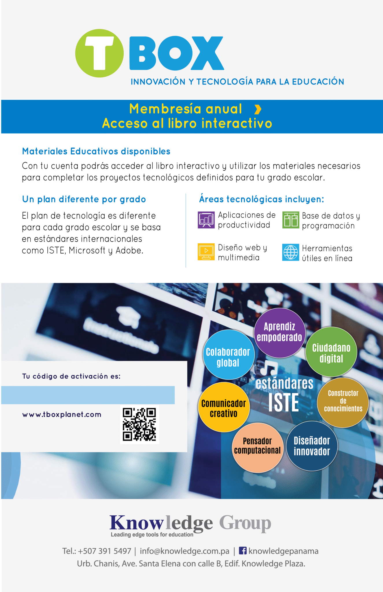 Tbox Jr. (Incluye Robótica) - (PK y K) - Knowledge Group